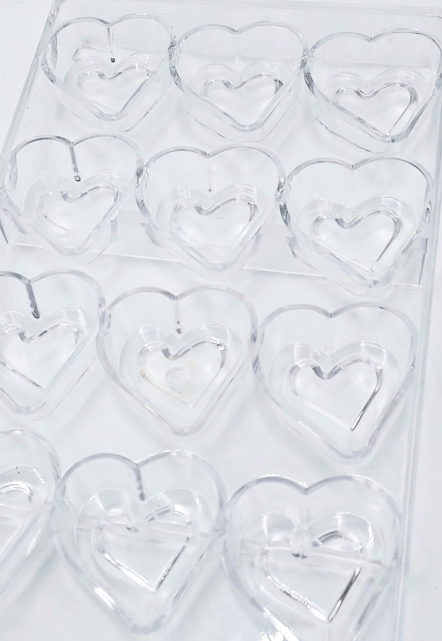 Matrita Inimi Mari– Plastic - Model Inimi Mari Rotunde – 15 Alveole ...