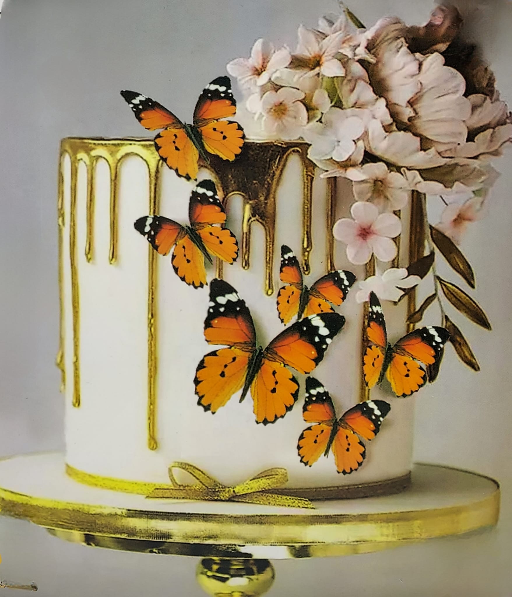 Decoratiuni Fluturi – Tort & Deserturi – Pictati – Fata Dubla – Hartie- Necomestibili -126 ...