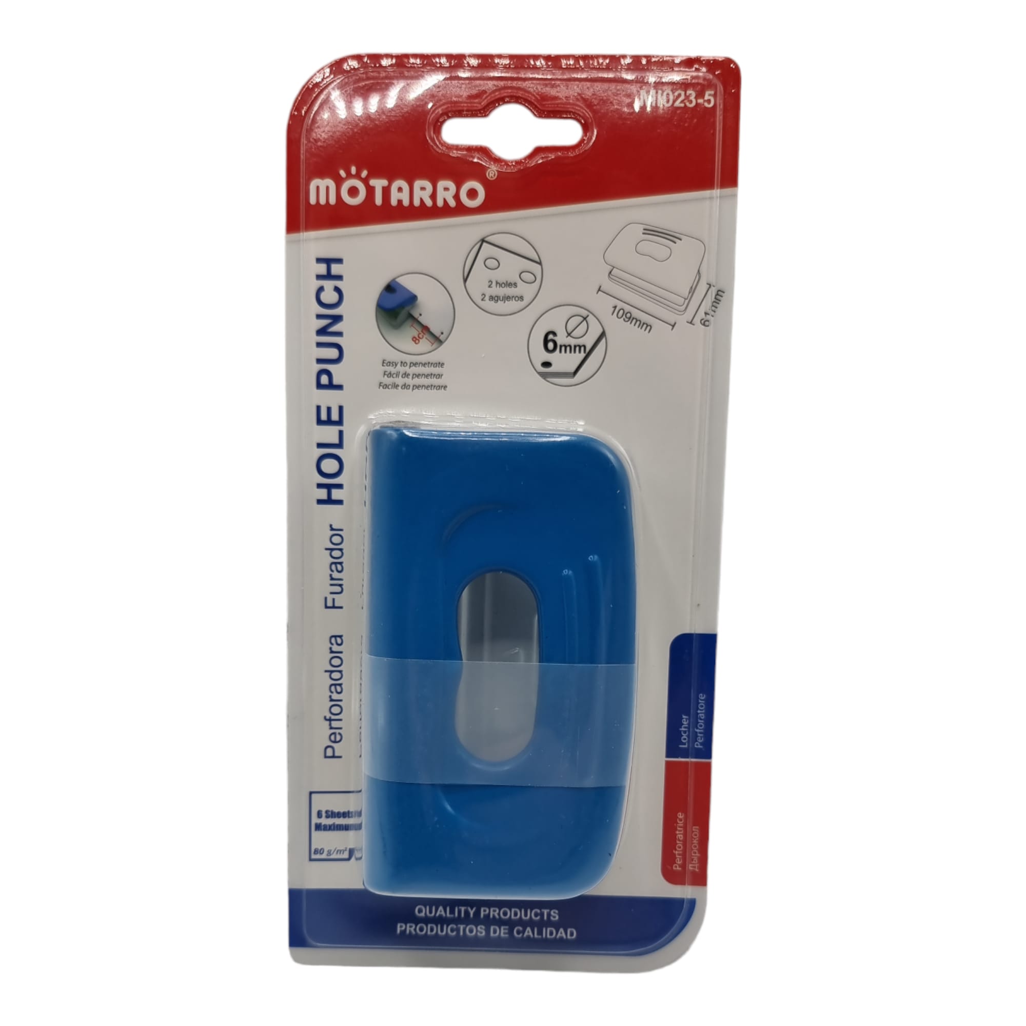 Motarro - Perforator Hartie - Perforator Office - 2 Perforatii