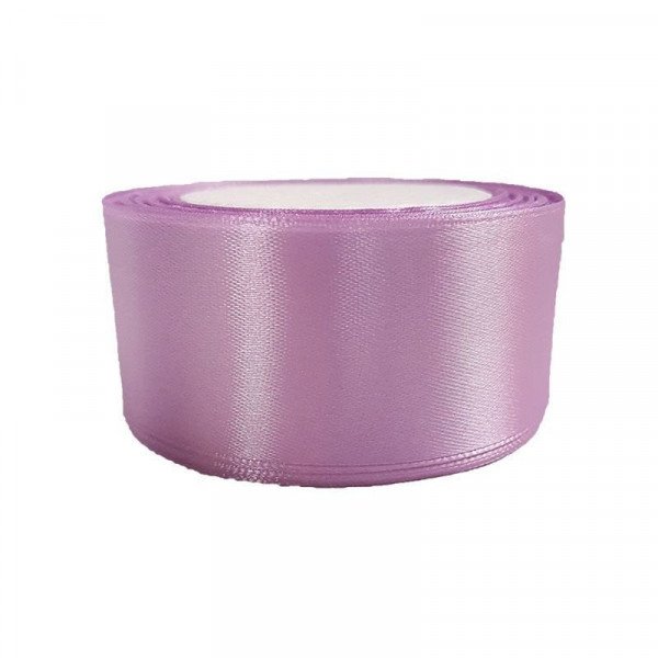 Panglica Satinata - Decorare- Banda Cadouri - Mov Deschis - 3.8 cm x 22.5 m